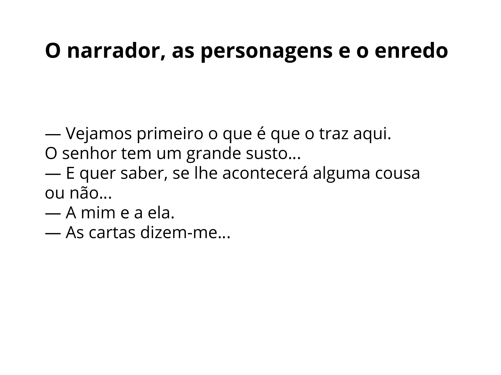 Plano de aula - 9º ano - Estrutura da narrativa no gênero conto Plano de aula - 9º ano - Estrutura da narrativa no gênero conto