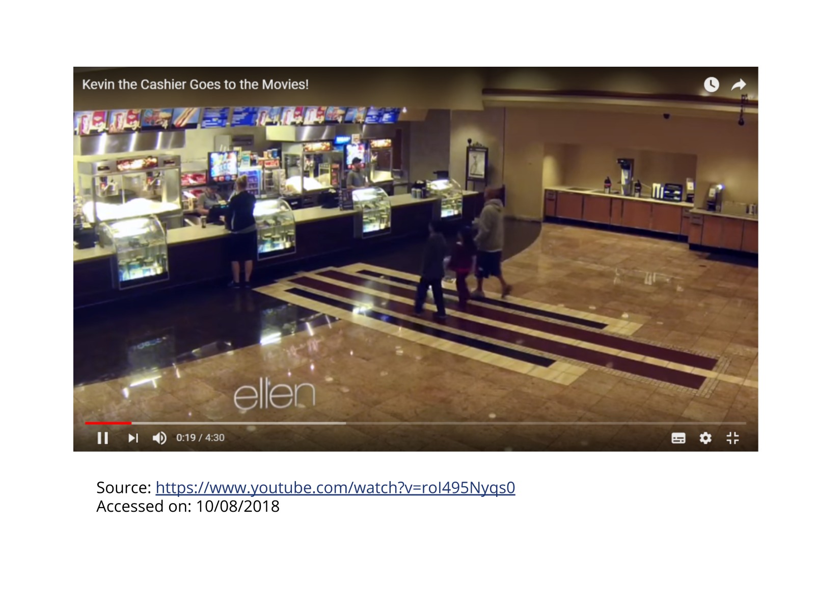 Plano de aula - 6o ano - Movie Theater Concession Stand