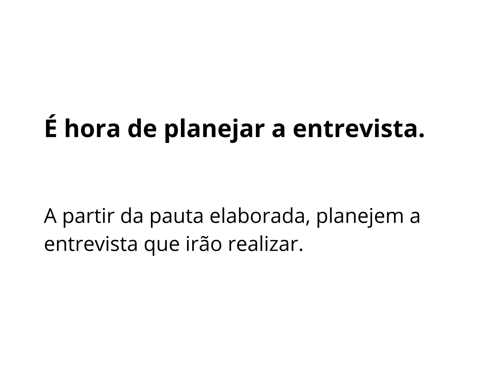 Planejamento de uma entrevista escrita - Planos de aula - 6º ano ...