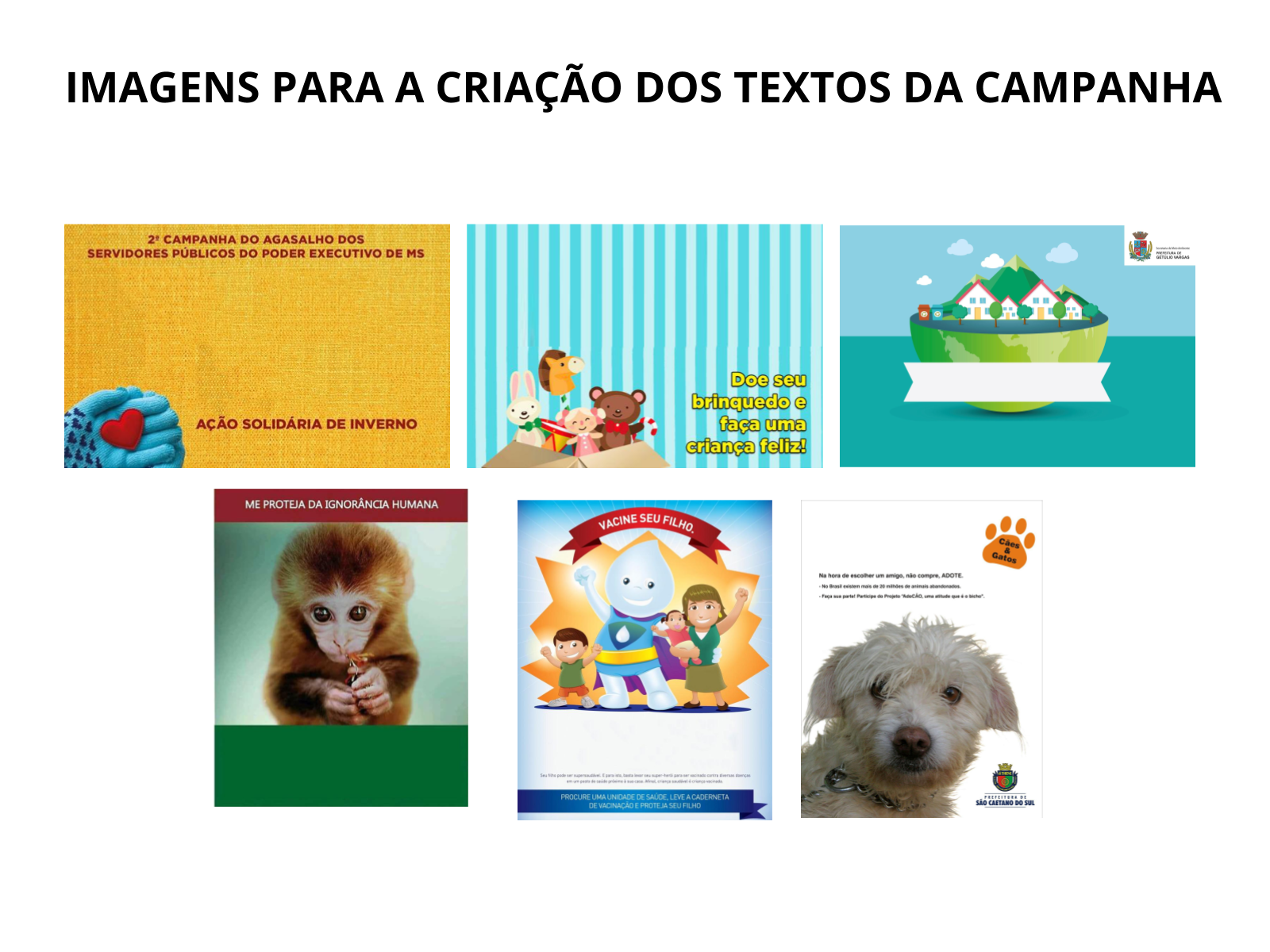 Plano de aula - 1º ano - Inventando slogan para uma campanha