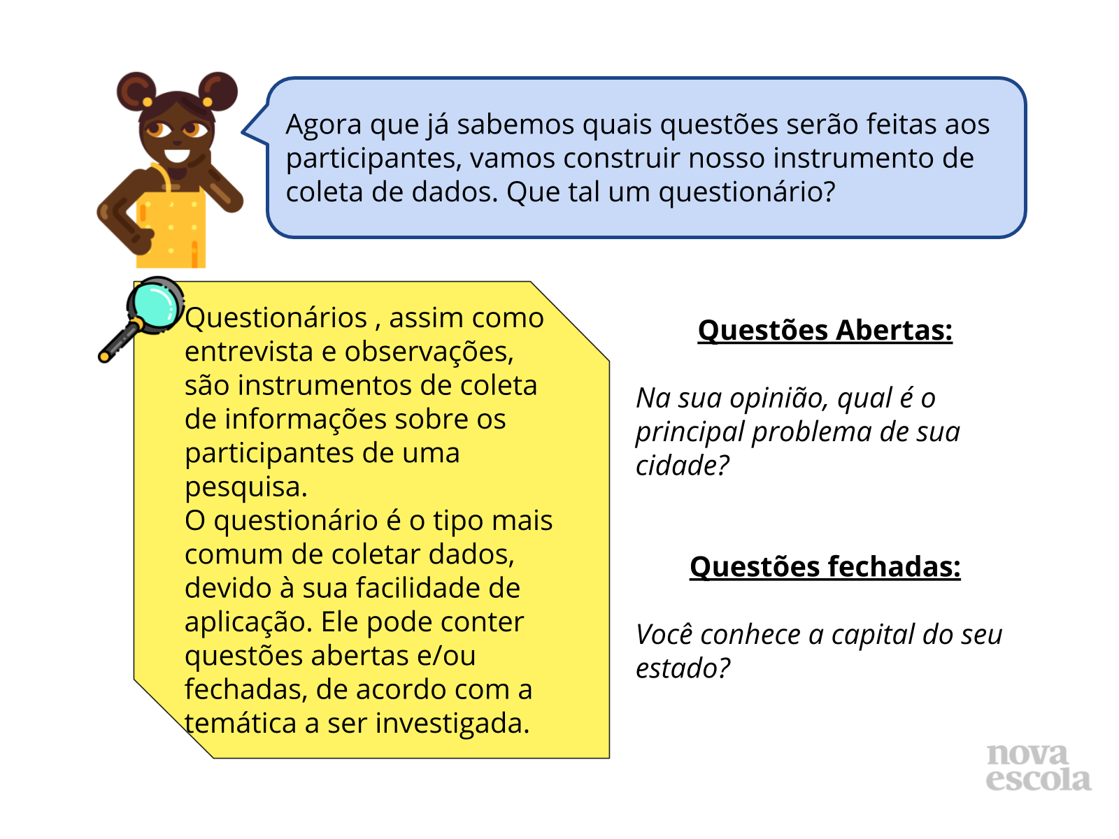 Como se faz uma pesquisa? - Planos de aula - 5º ano