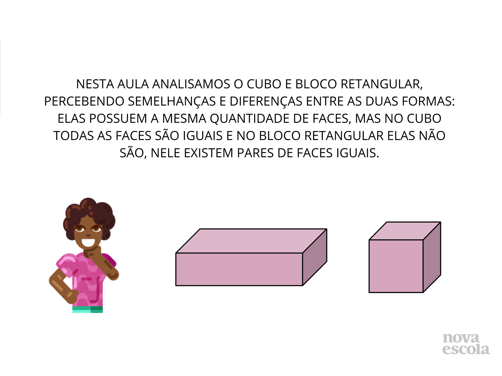 Cubo X Bloco retangular - O que é parecido e o que é diferente ...