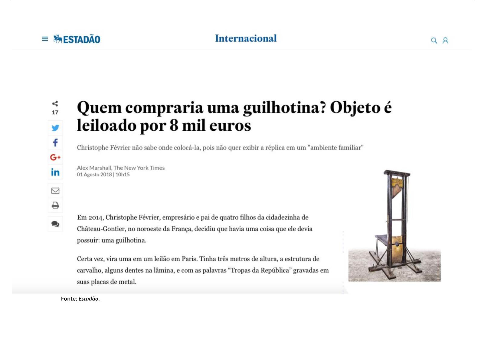 Plano de aula - 8º ano - A Revolução Francesa e o período do Terror ...