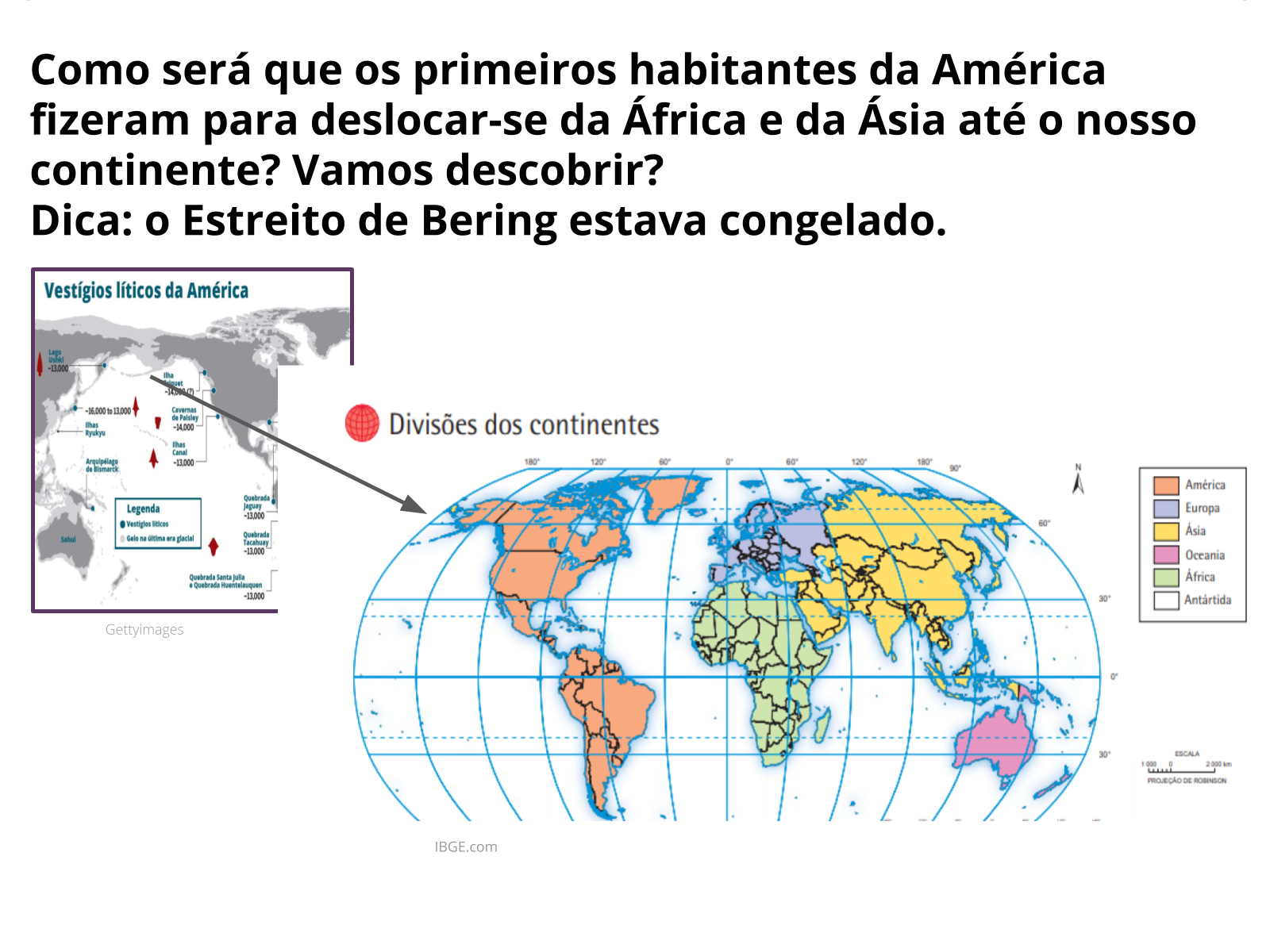 Plano de aula - 4º ano - Teorias sobre o povoamento do continente americano