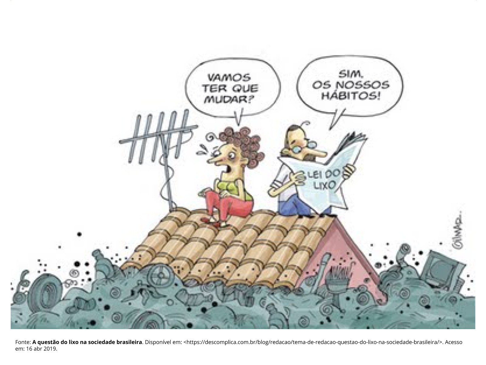 Lixo e suas consequências - Planos de aula - 6°ano - Geografia