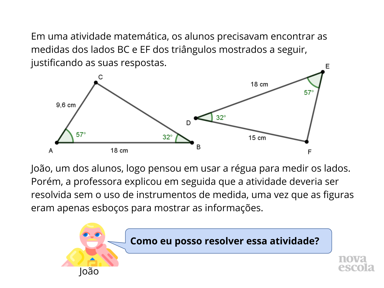 Resolver Problemas Usando Congruência de Triângulos - Planos de aula ...
