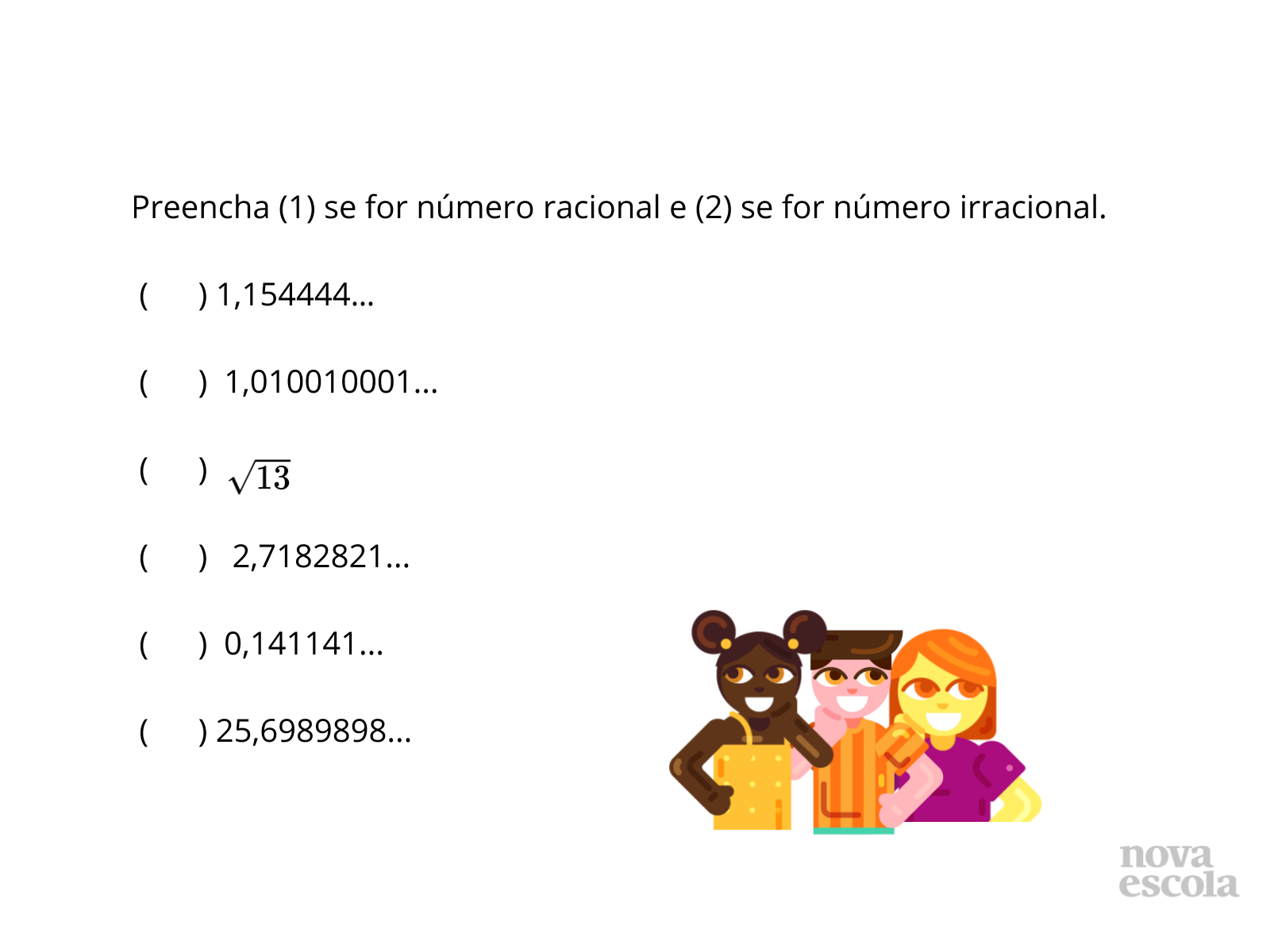 Diferenças Entre Números Racionais E Irracionais Planos De Aula 9º Ano
