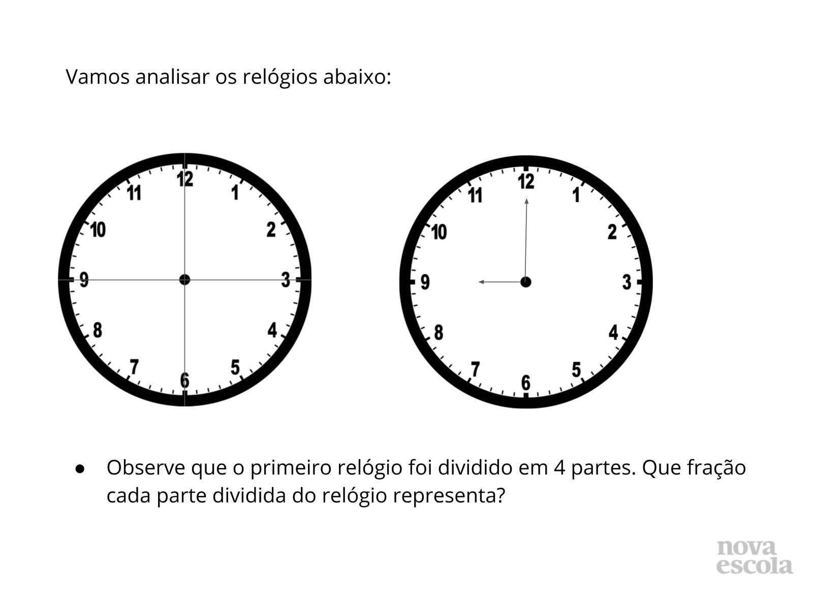 ngulos e frações de giro. Conhecendo e aplicando. - Planos de aula - 4º ano
