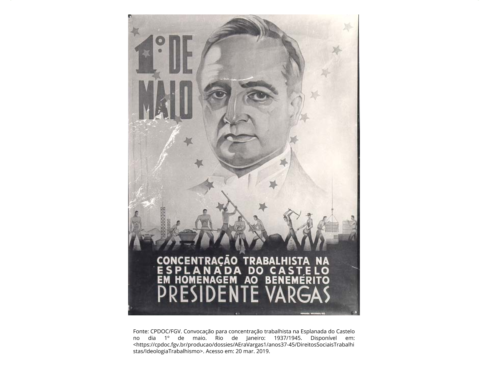 Plano de aula - 9º ano - Trabalhismo como força motriz na Era Vargas