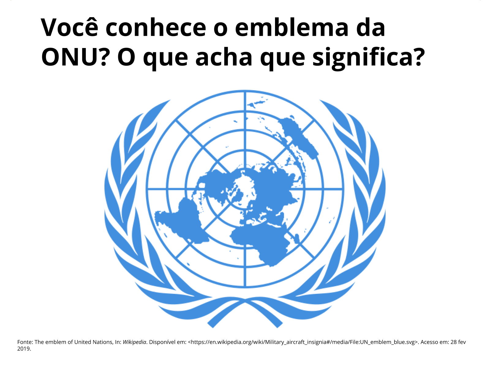 O papel da ONU - Planos de aula - 8°ano - Geografia