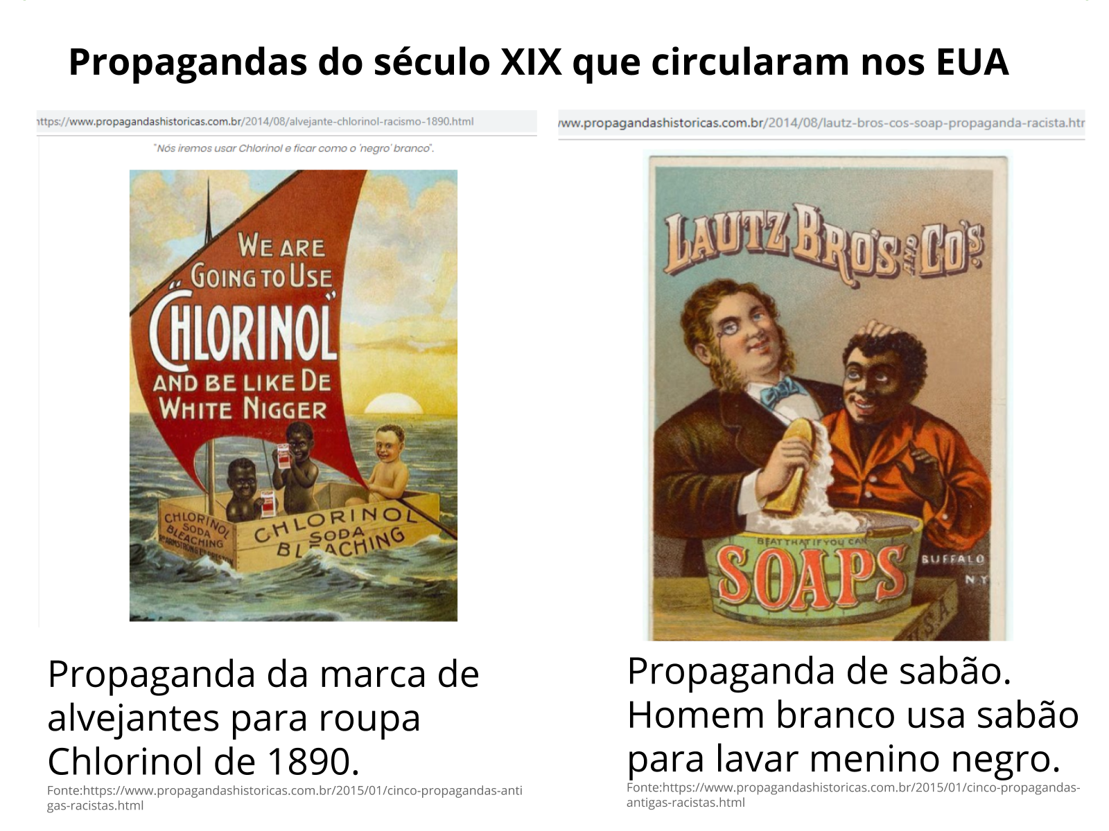 Plano de aula - 8º ano - Racismo científico e mídia do século XIX