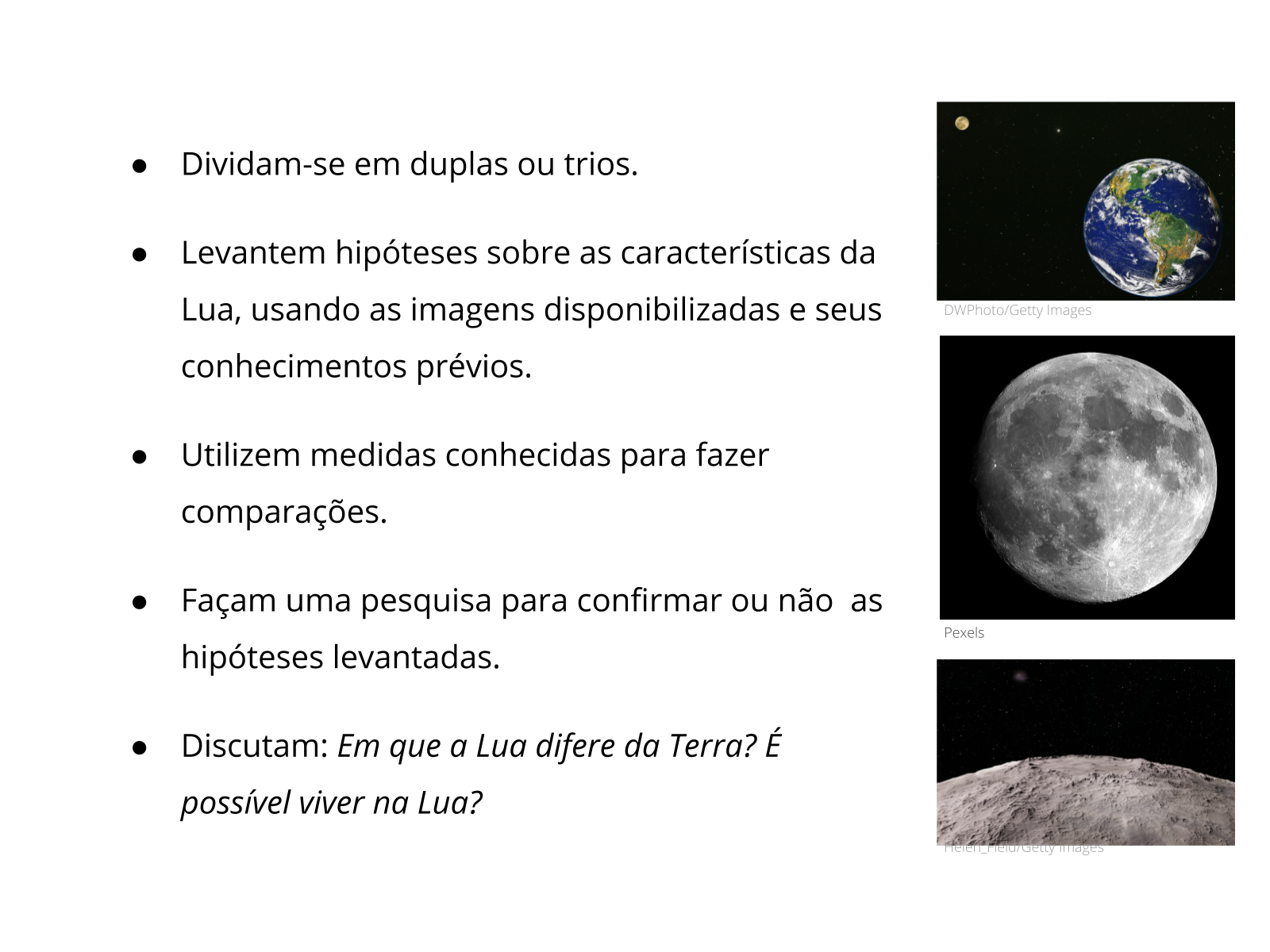 Plano de aula - 5o ano - Periodicidade das fases da Lua: movimentos da Lua e de suas fases