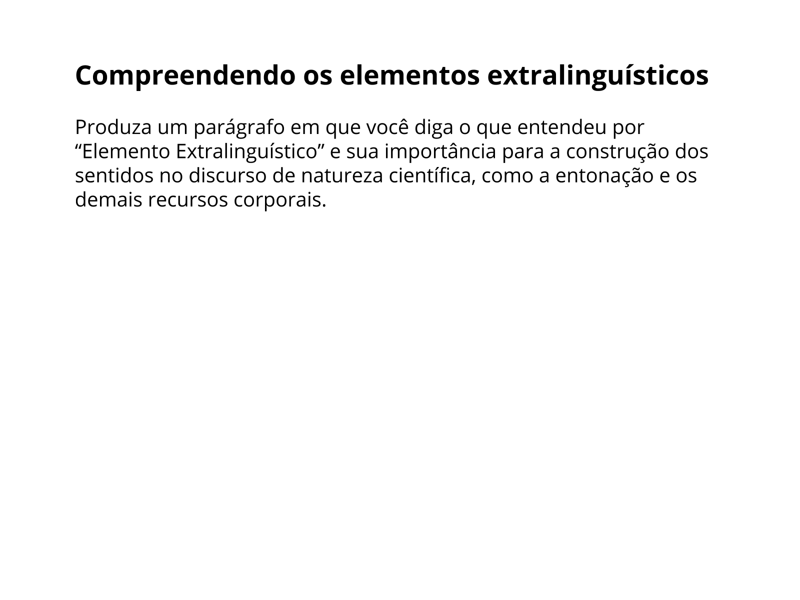 O extralinguístico nas apresentações orais científicas- Planos de aula ...