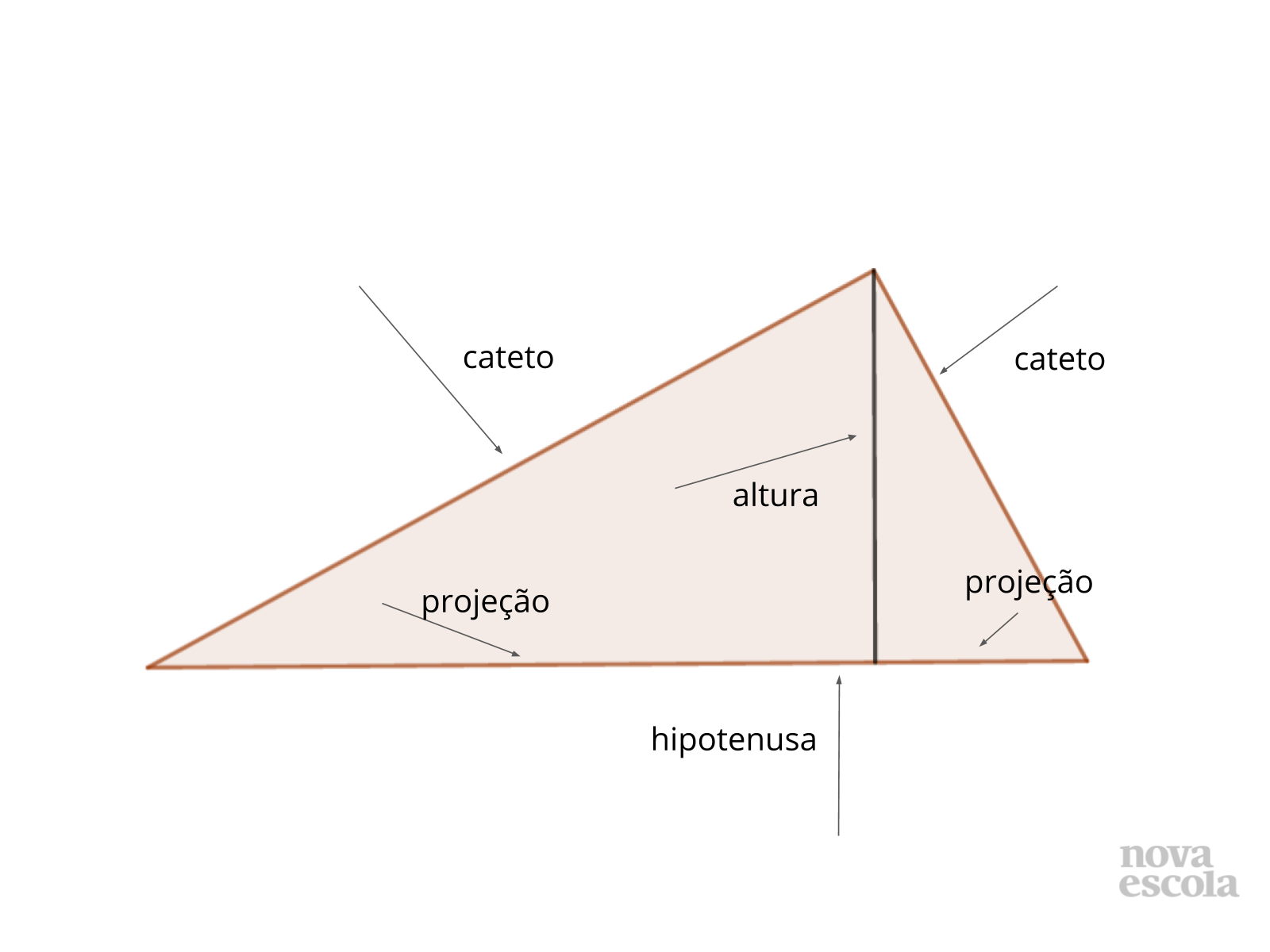 Descobrindo a relação entre a altura e projeções dos catetos no ...
