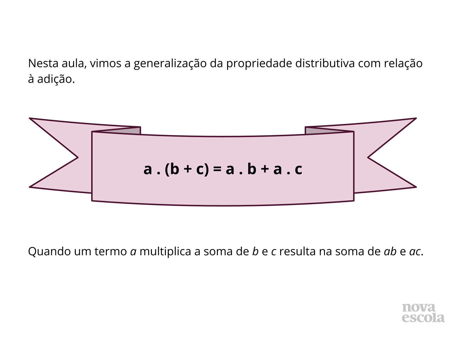 Propriedade Distributiva da Multiplicação em Relação à Adição - Planos ...