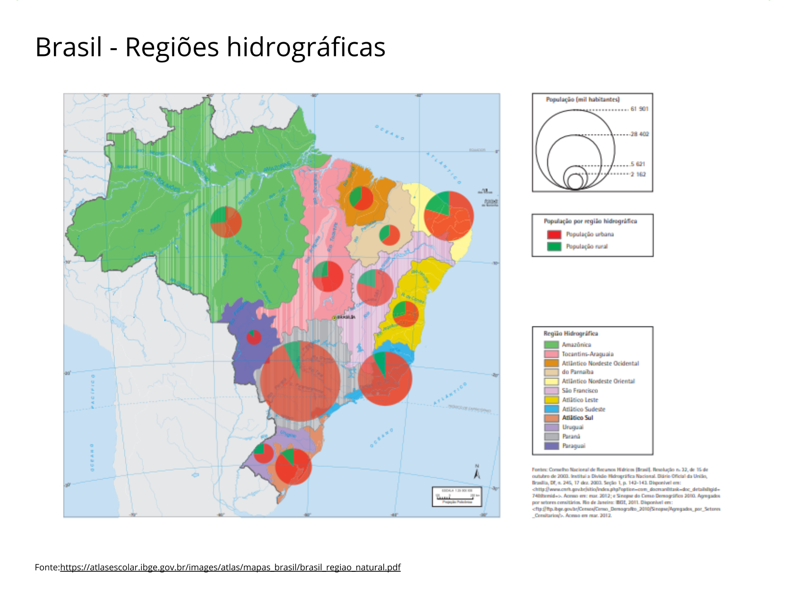 Leitura de legenda com cores nos mapas - Planos de aula - 4º ano ...