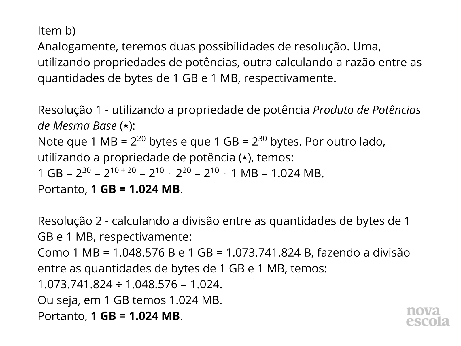 Múltiplos do Byte - Planos de Aula - 9º Ano