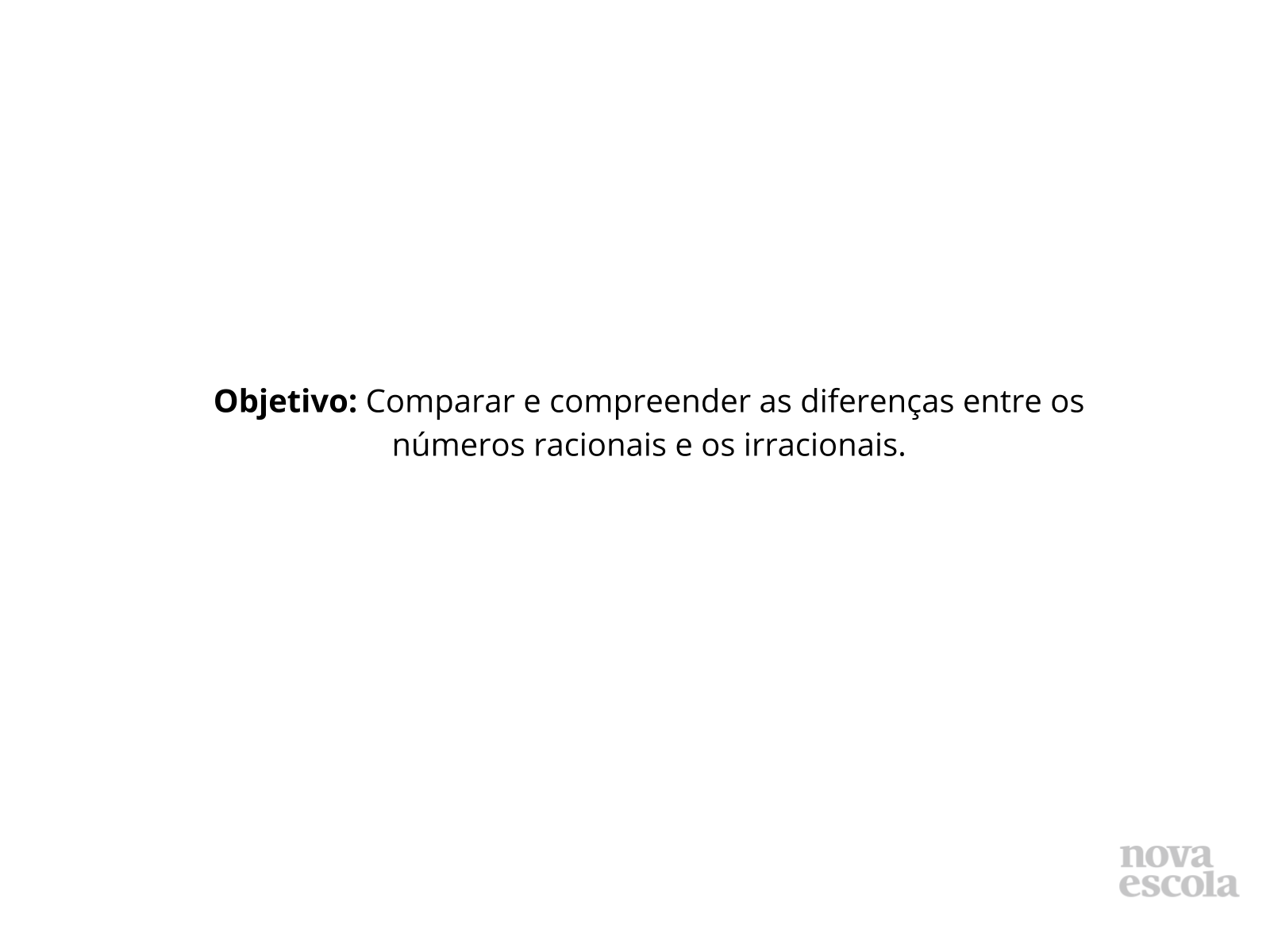Diferenças Entre Números Racionais E Irracionais Planos De Aula 9º Ano