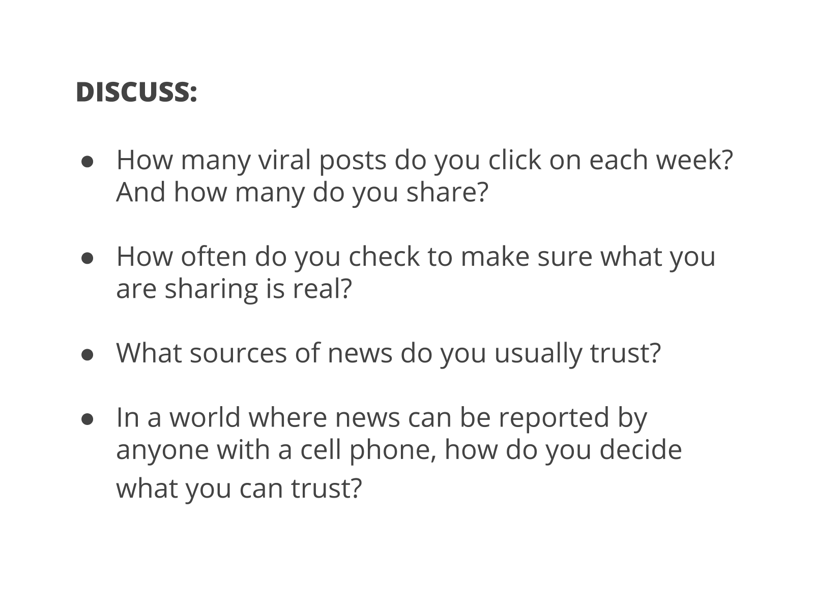 Plano de aula - 9o ano - Entendendo as fake news