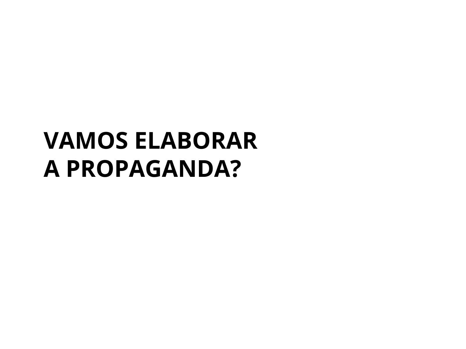 Plano de aula - 9º ano - Elaboração de uma propaganda