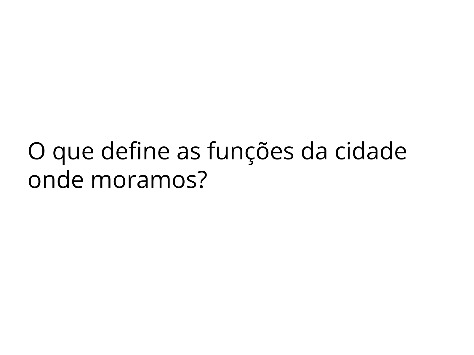 Funções da cidade onde vivo - Planos de aula - 5º ano - Geografia