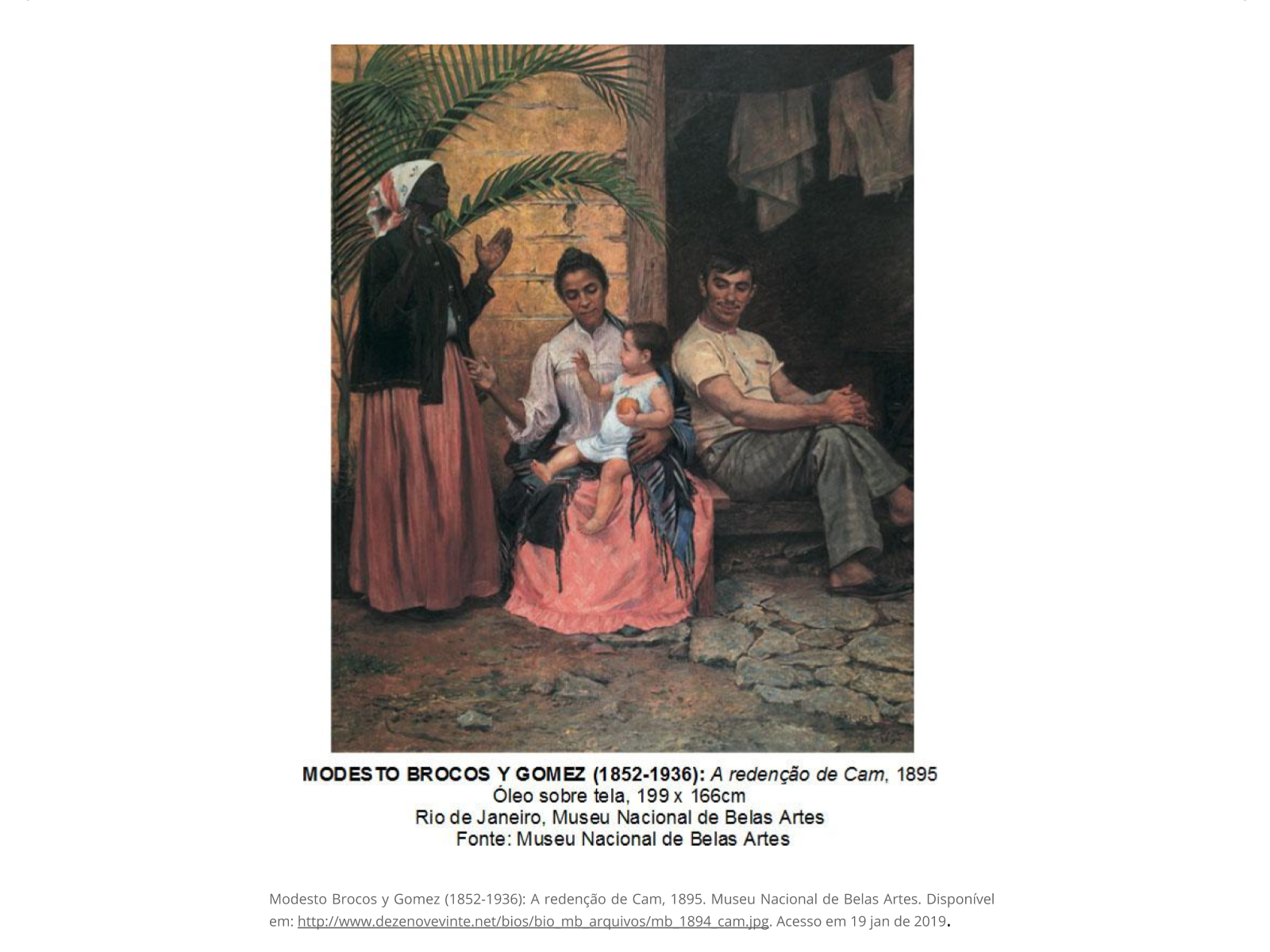 Plano de aula - 8º ano - Redenção de Cam: imigração e branqueamento no ...