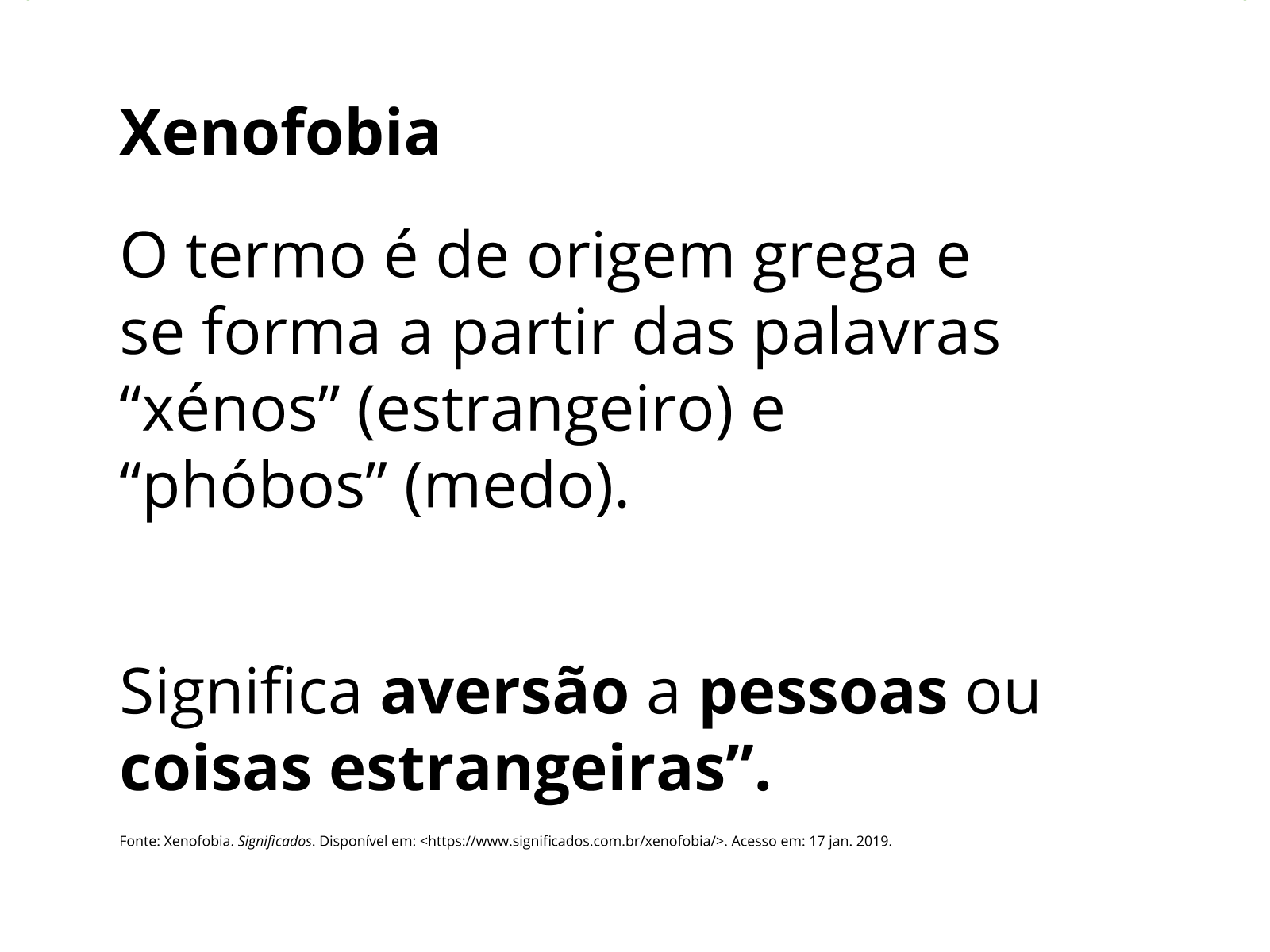 Multiculturalidade e Xenofobia - Planos de aula - 9º ano - Geografia