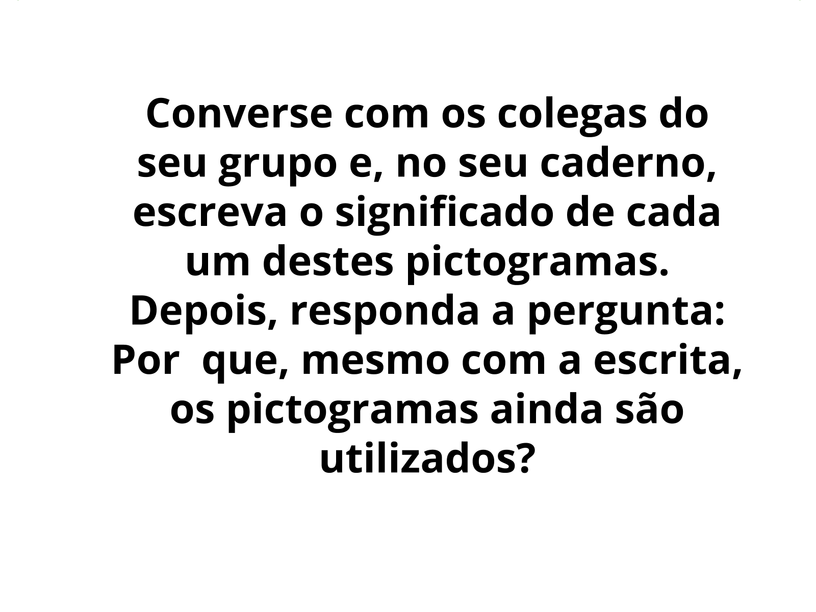 Plano de aula - 6º ano - Escrita pictográfica