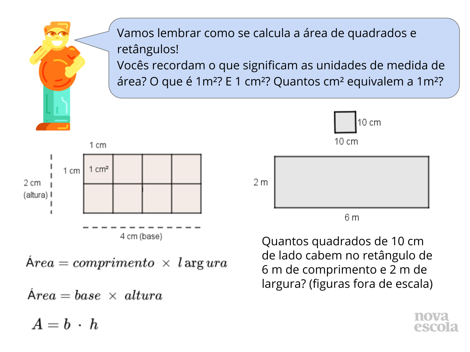 Resolução de problemas: área de quadrados e retângulos - Planos de aula ...