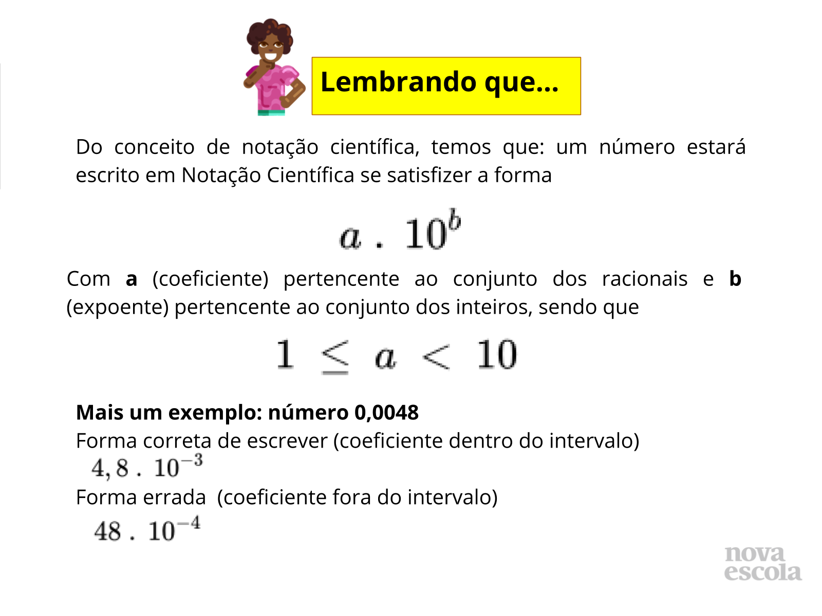 Resumindo números muito pequenos - Planos de aula - 9º ano