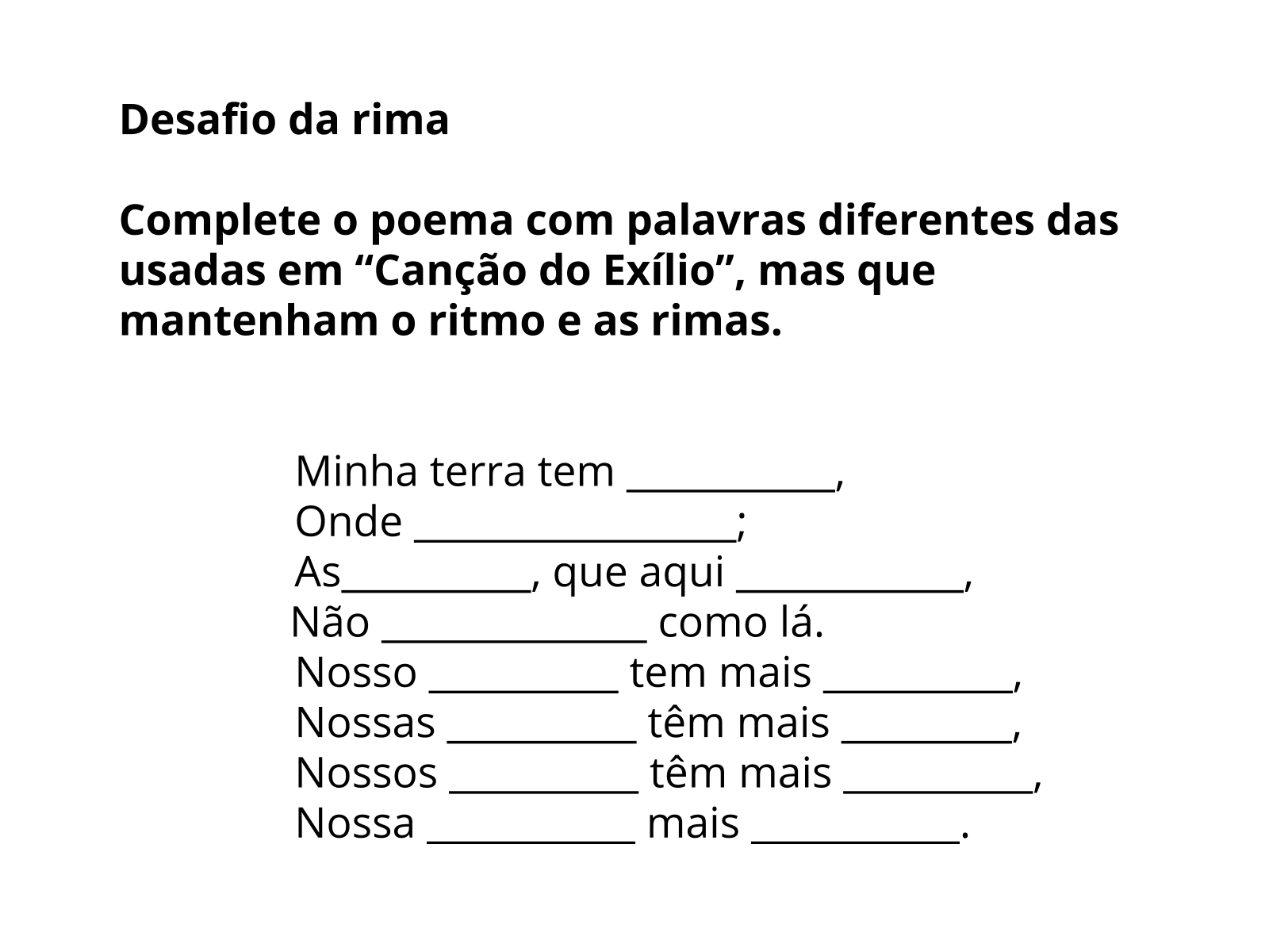 Plano de aula - 5º ano - Rimas e aliterações