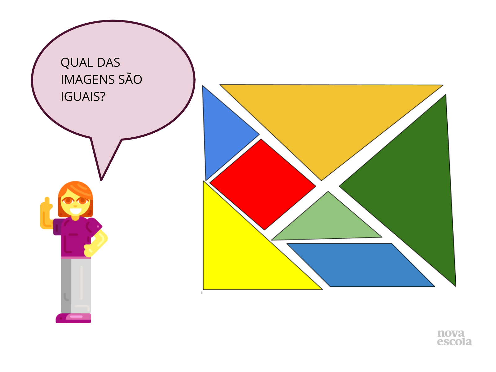 Identificando figuras congruentes - Planos de aula - 3º ano