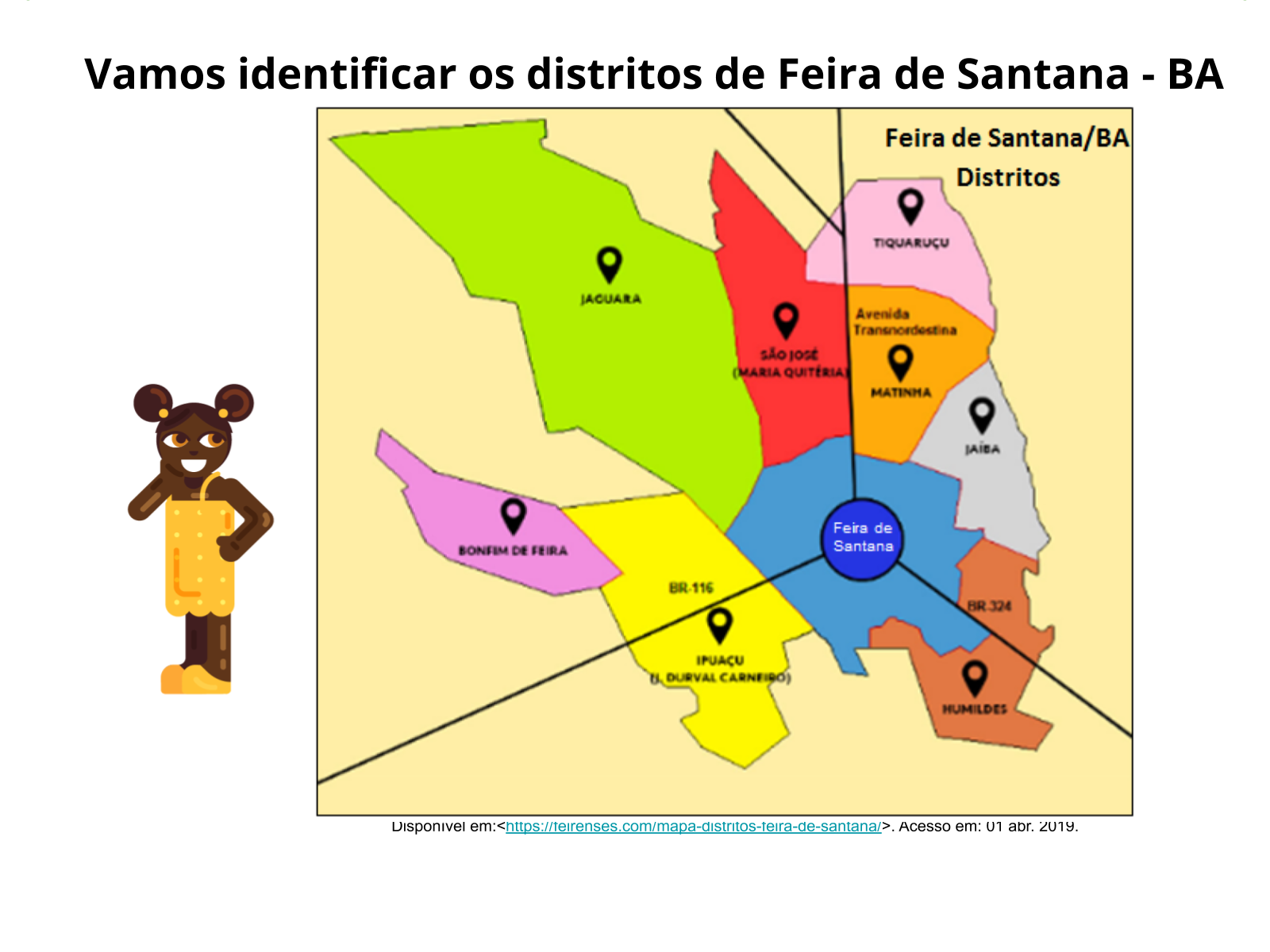 Distrito: parte do município - Planos de aula - 4º ano - Geografia