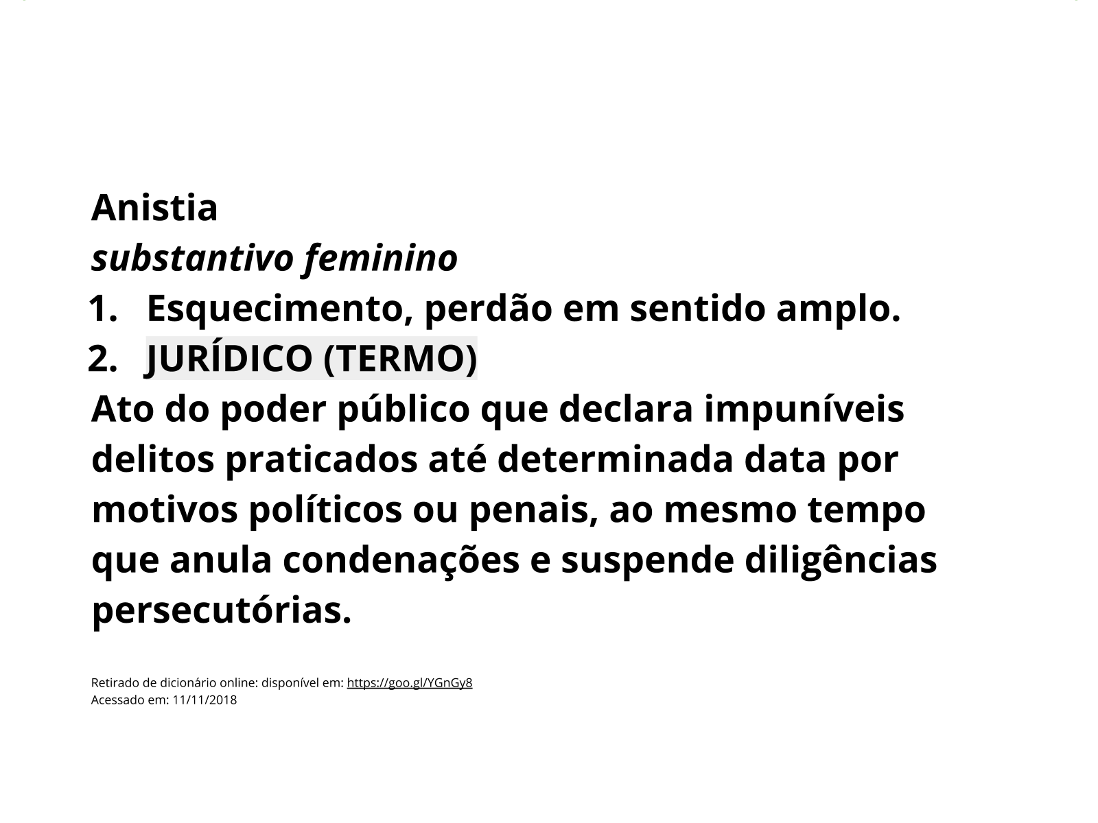 Plano de aula - 9º ano - Movimento pela Anistia ampla, geral e irrestrita