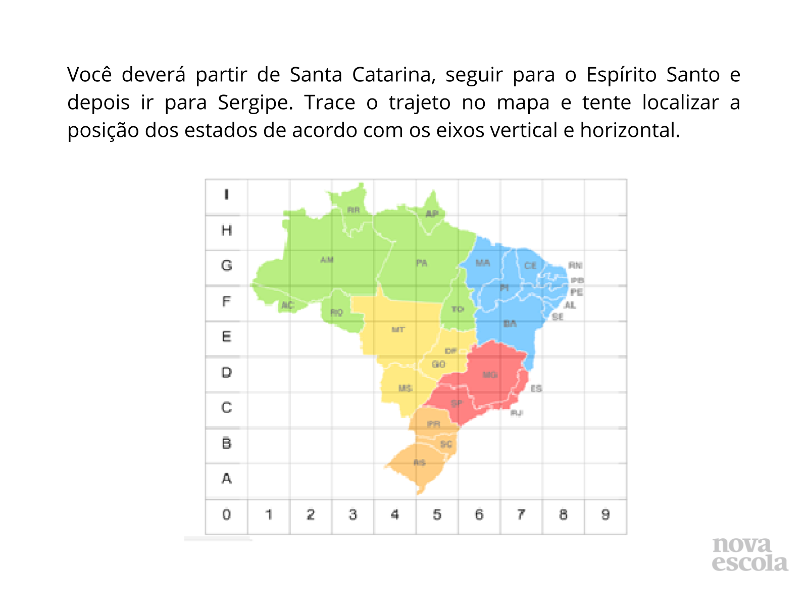 Encontrar pontos no plano cartesiano - Planos de aula - 5º ano