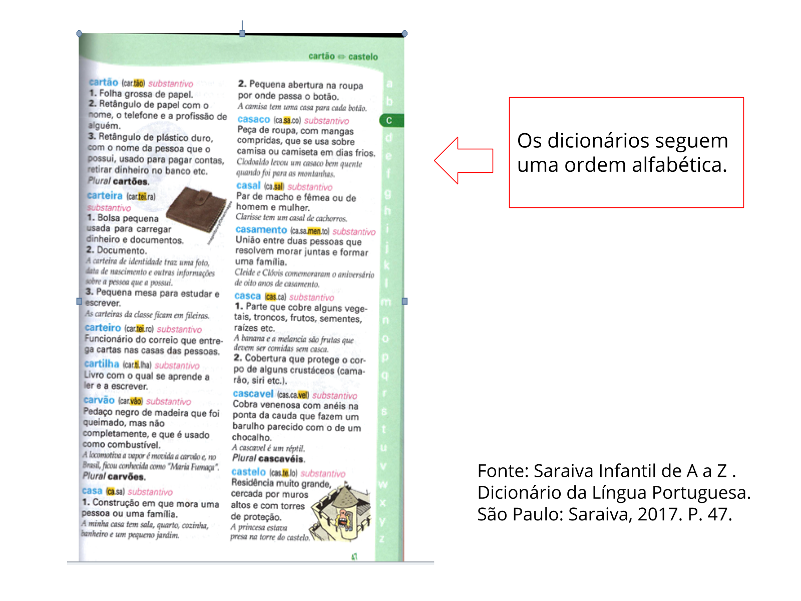 Plano de aula - 4º ano - Forma de composição do gênero verbete