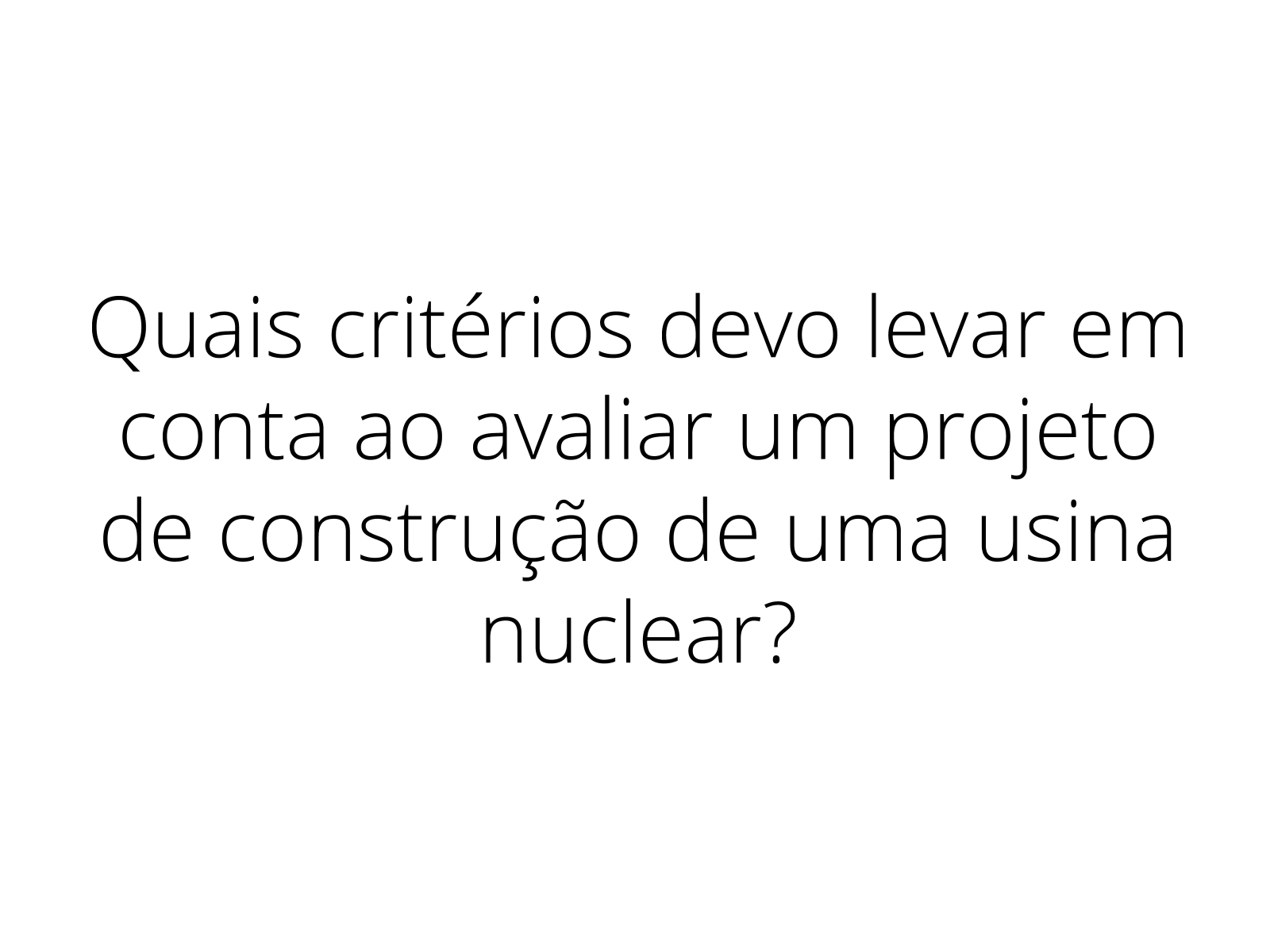 Plano de aula - 8o ano - Usina nuclear