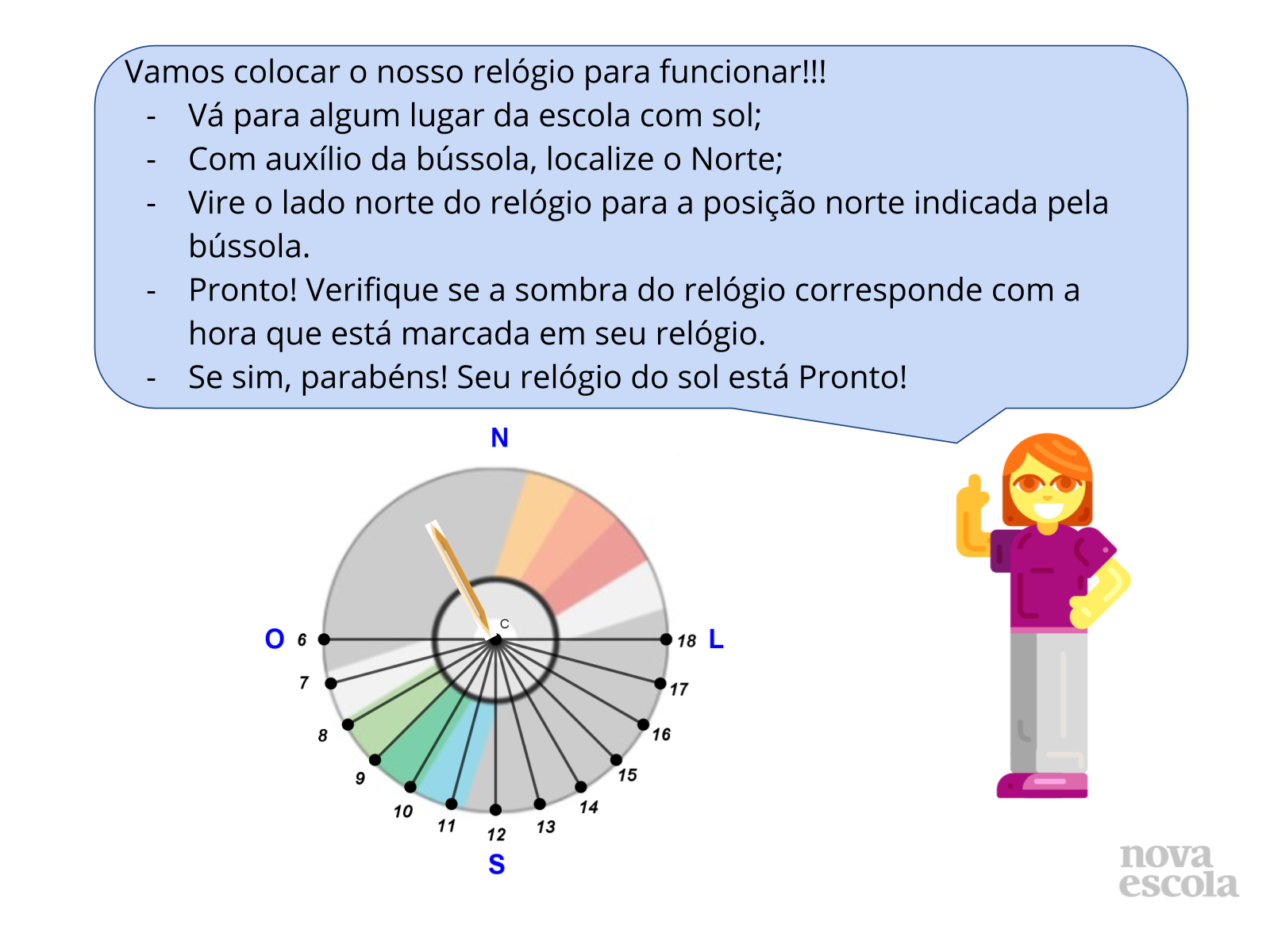 ângulos em um relógio do Sol - Planos de aula - 9º ano