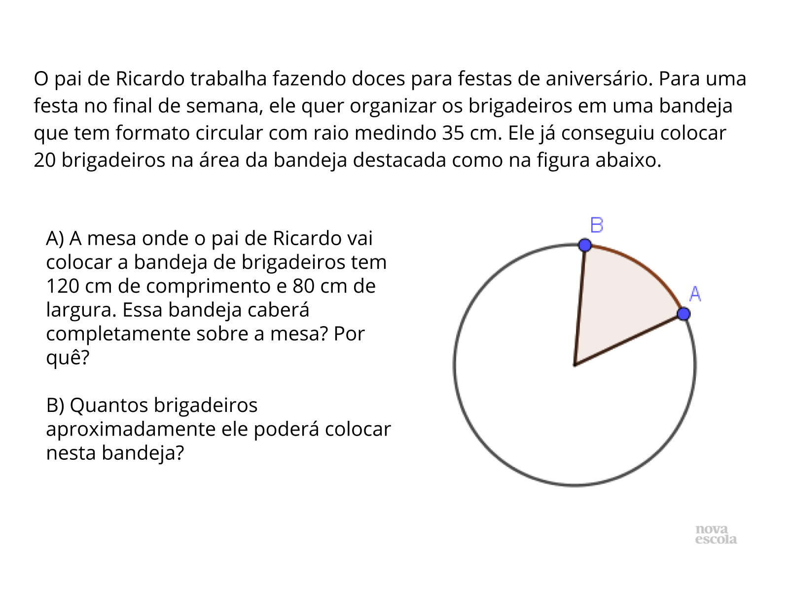 Círculo e Circunferência (Elementos) - Planos de aula - 8º ano