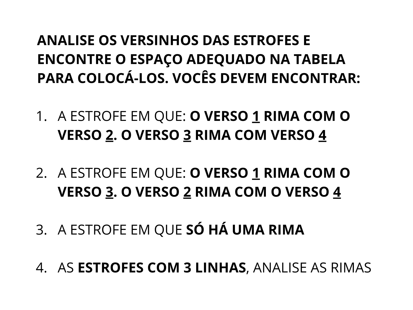 Plano de aula - 2º ano - Analisando as rimas em textos poéticos