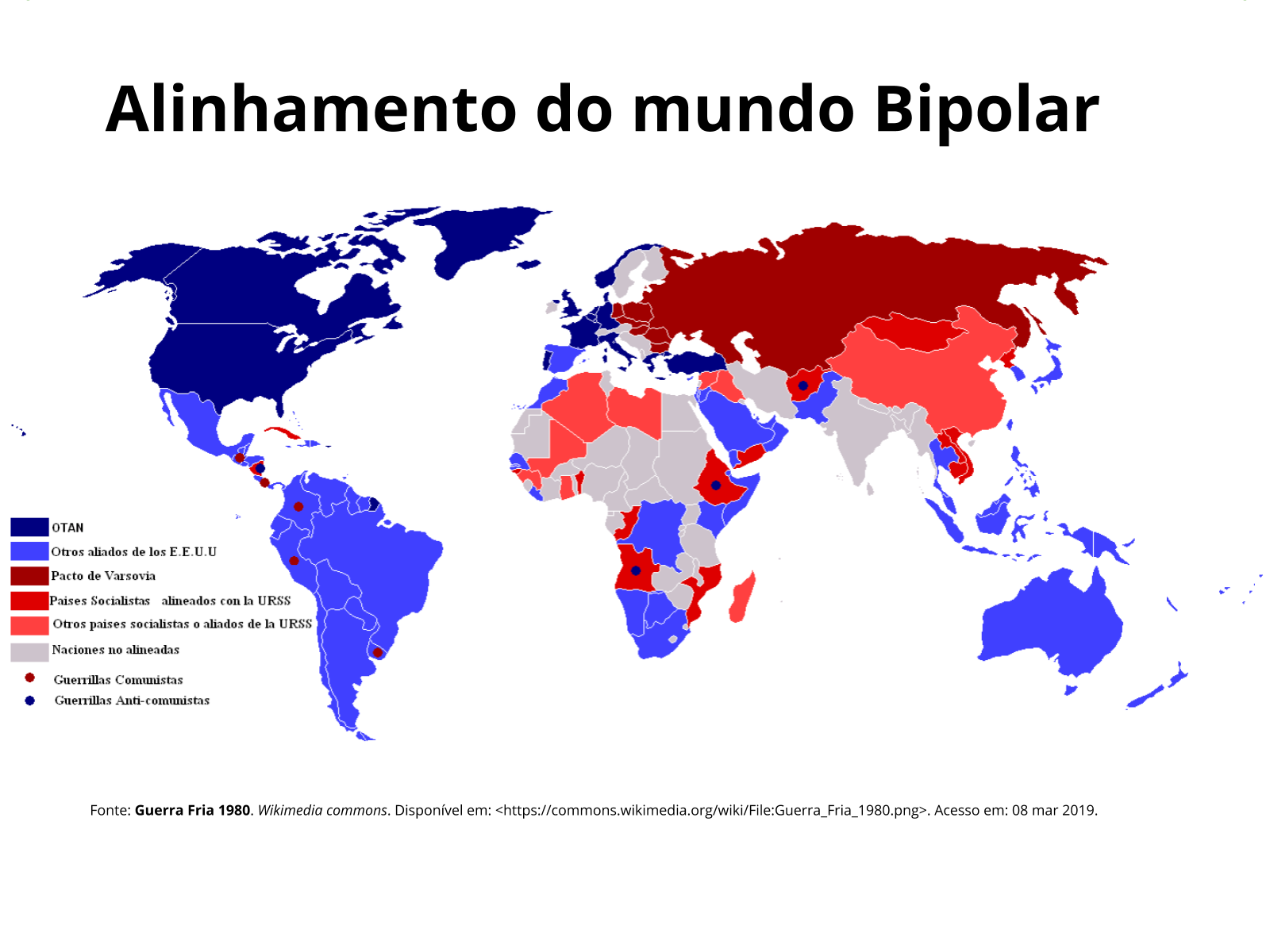 O advento da guerra fria e a ordem bipolar na segunda metade do século ...