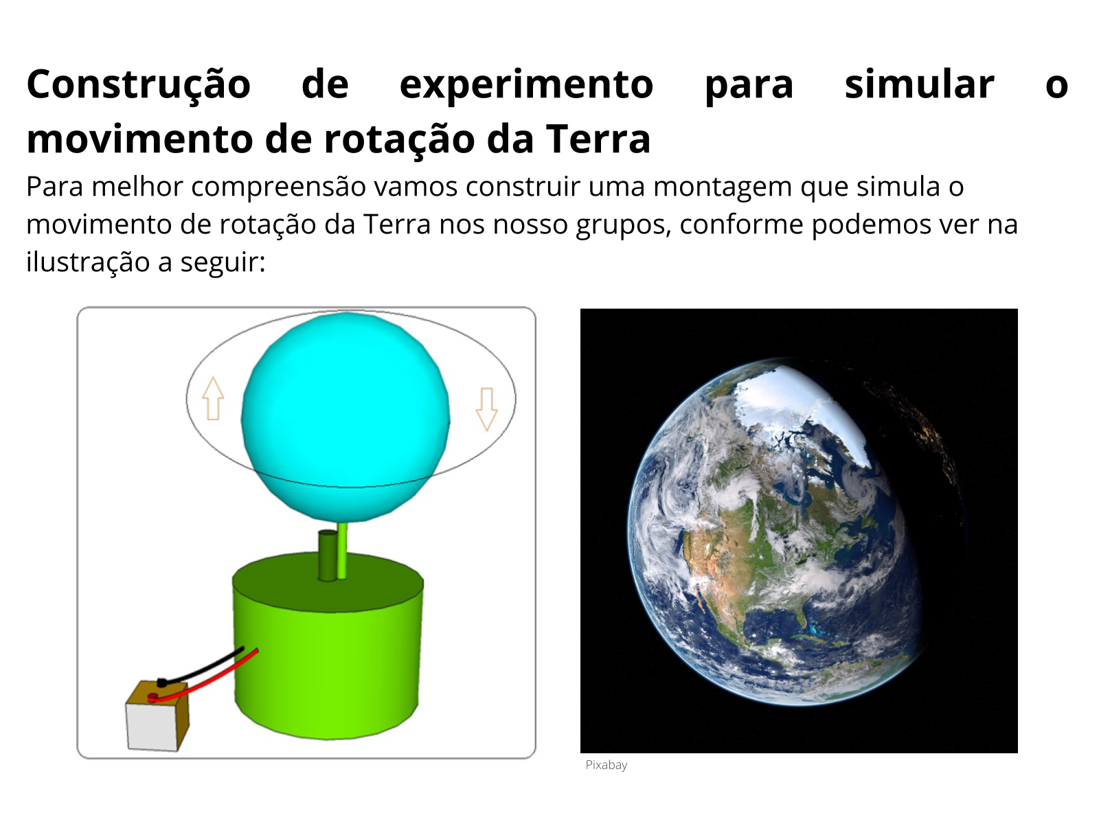 Características do movimento de rotação da Terra - Planos de aula - 8º ...