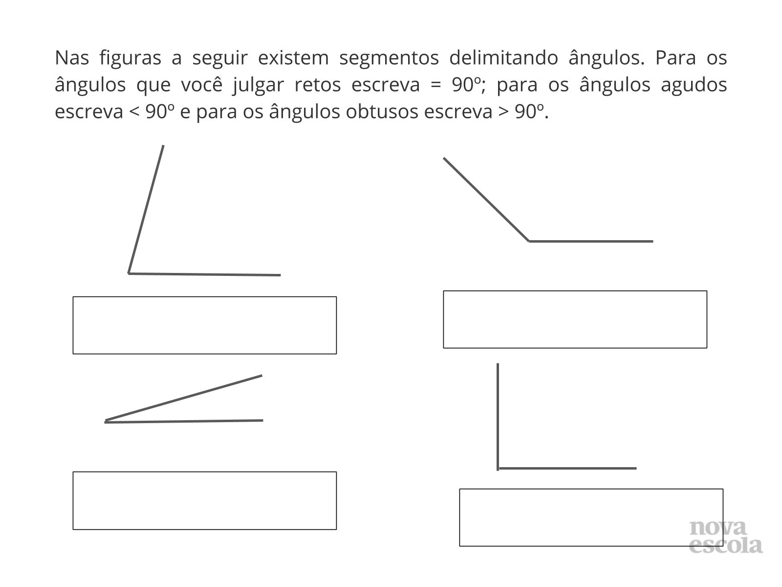 Aprendendo sobre ângulos - Planos de aula - 5º ano