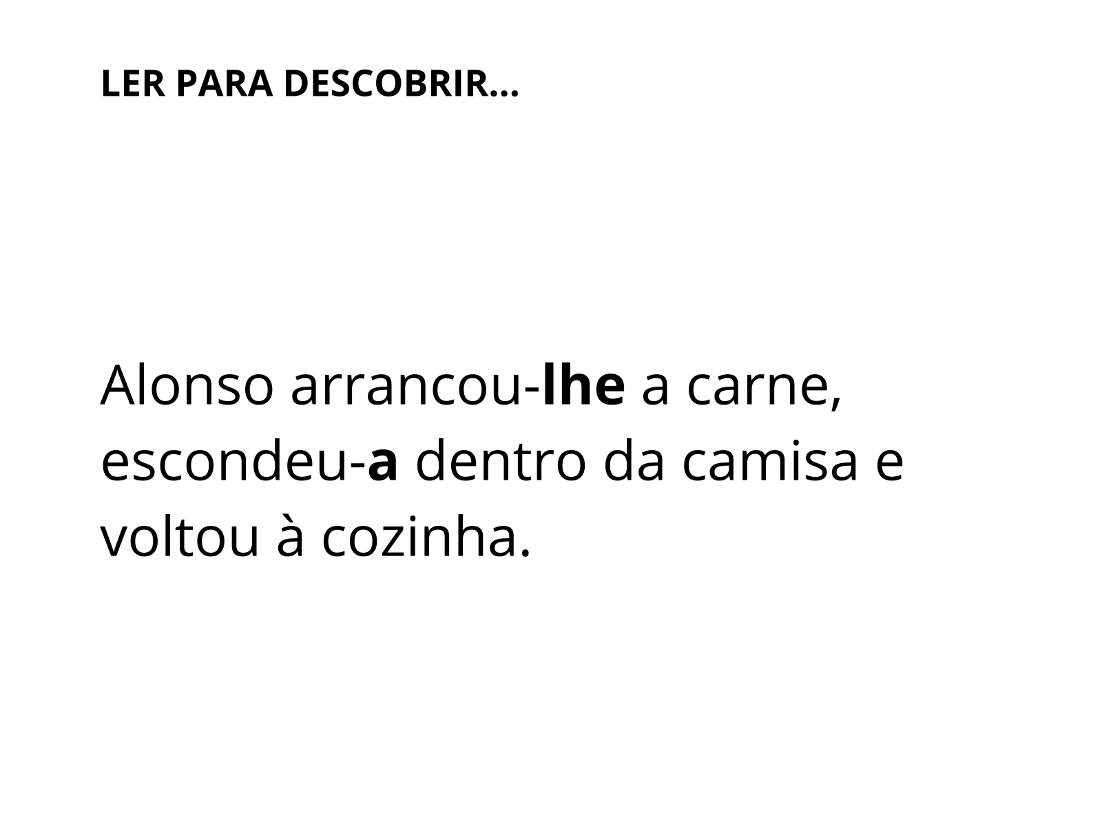 Plano De Aula 7º Ano O Uso Do Pronome Pessoal Oblíquo Como