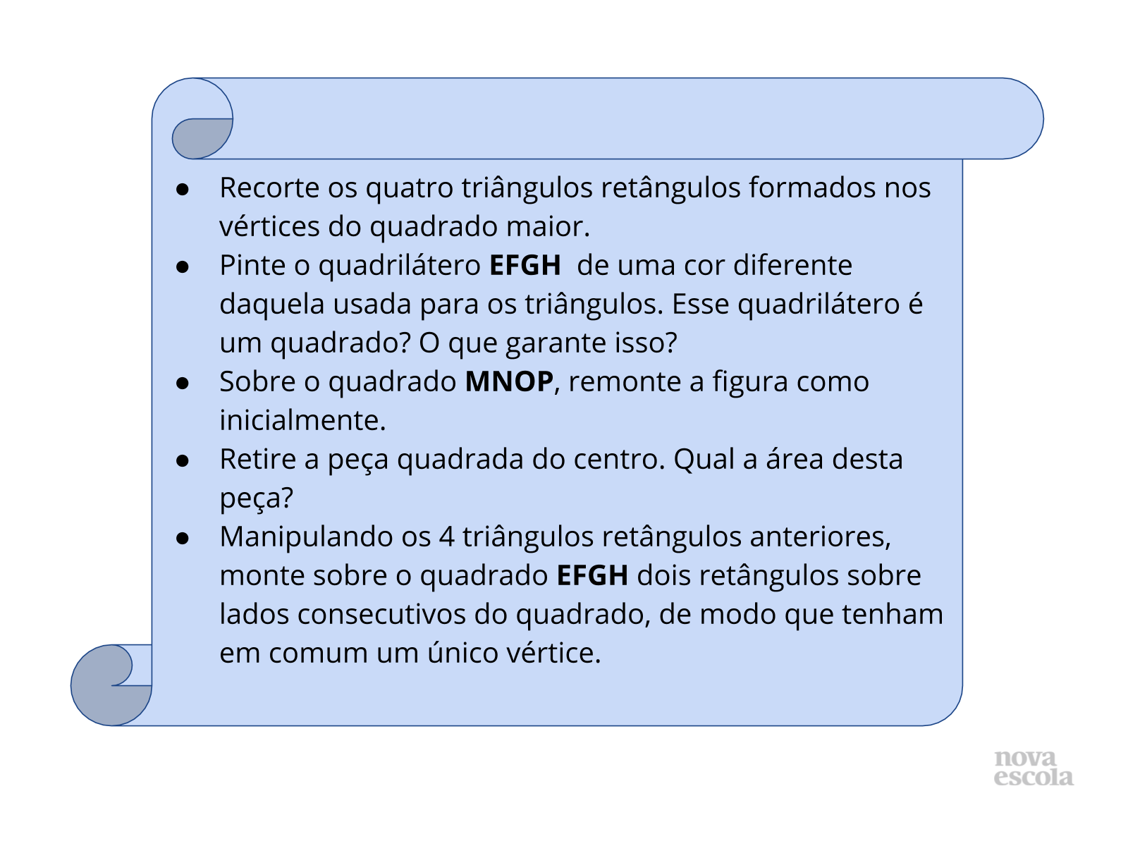 Recortando E Moldando O Teorema De Pitágoras Planos De Aula 9º Ano