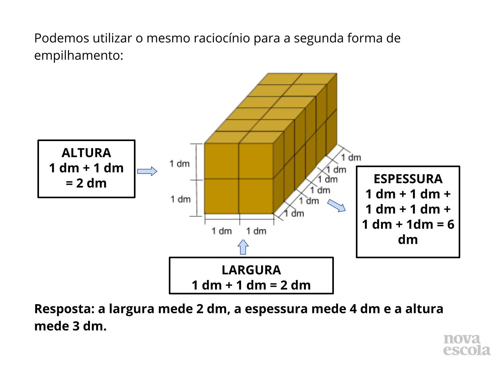 Volume em 3D - Planos de aula - 5º ano